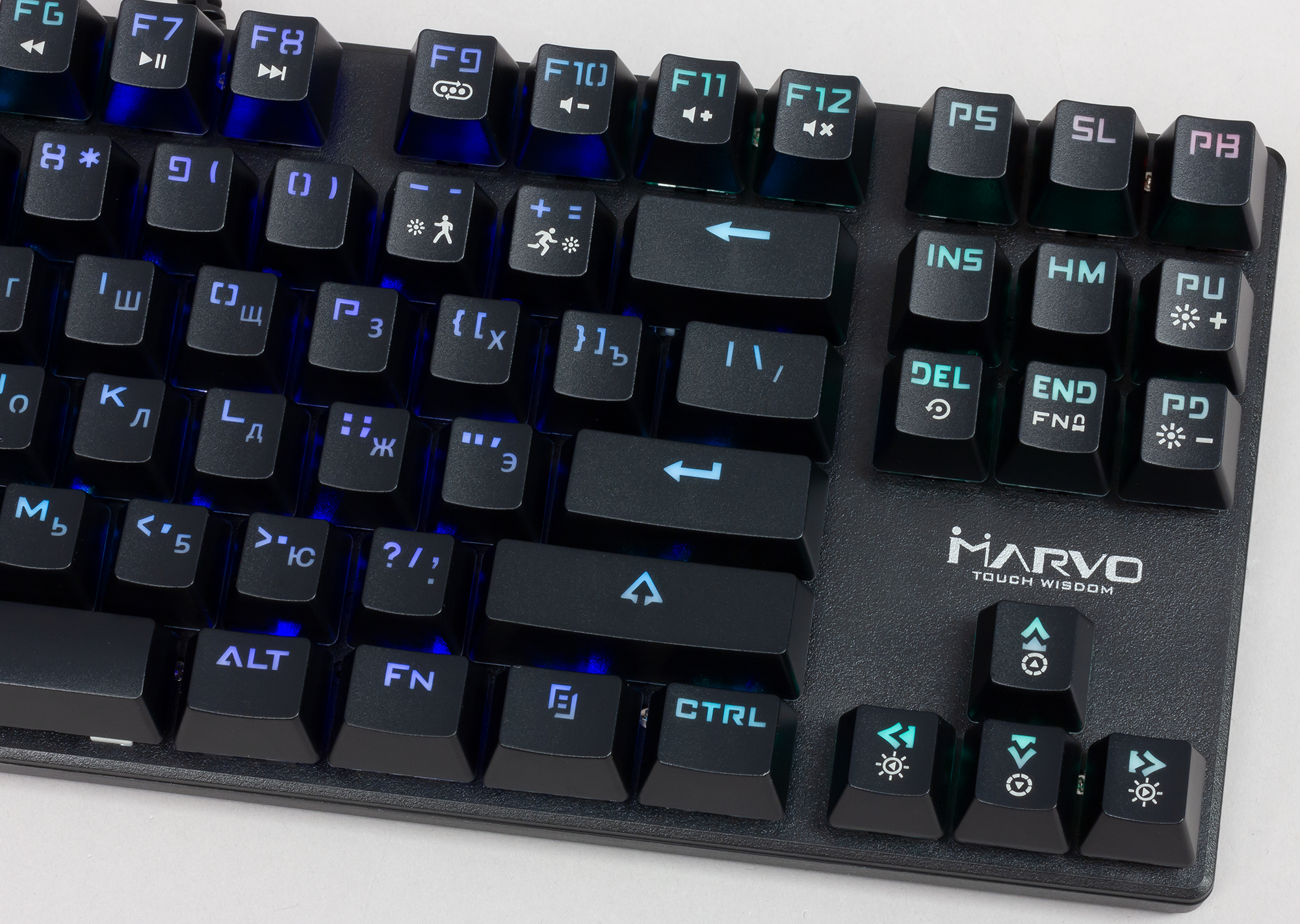 Marvo Scorpion KG914G — сверхкомпактная игровая механическая клавиатура